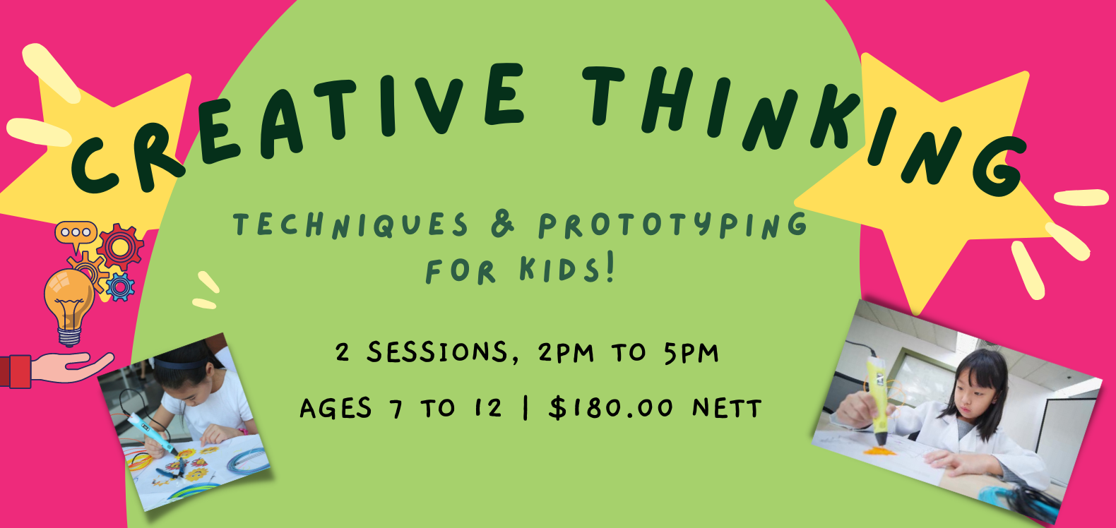 [Kids Camp] Creative Thinking and 3D Pen Workshop